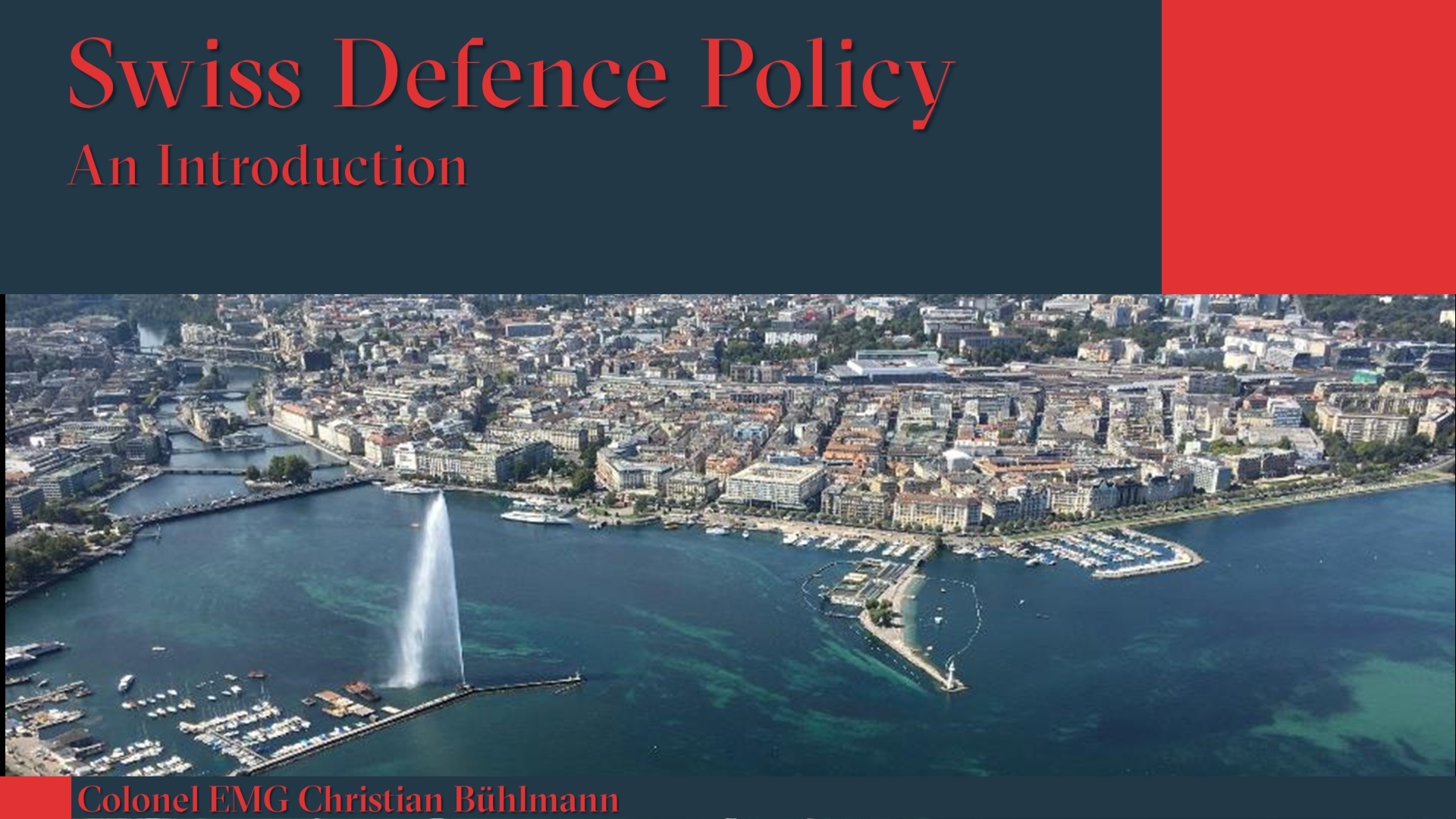 [Article] « Swiss Defence Policy » – A Webinar – Christian Bühlmann